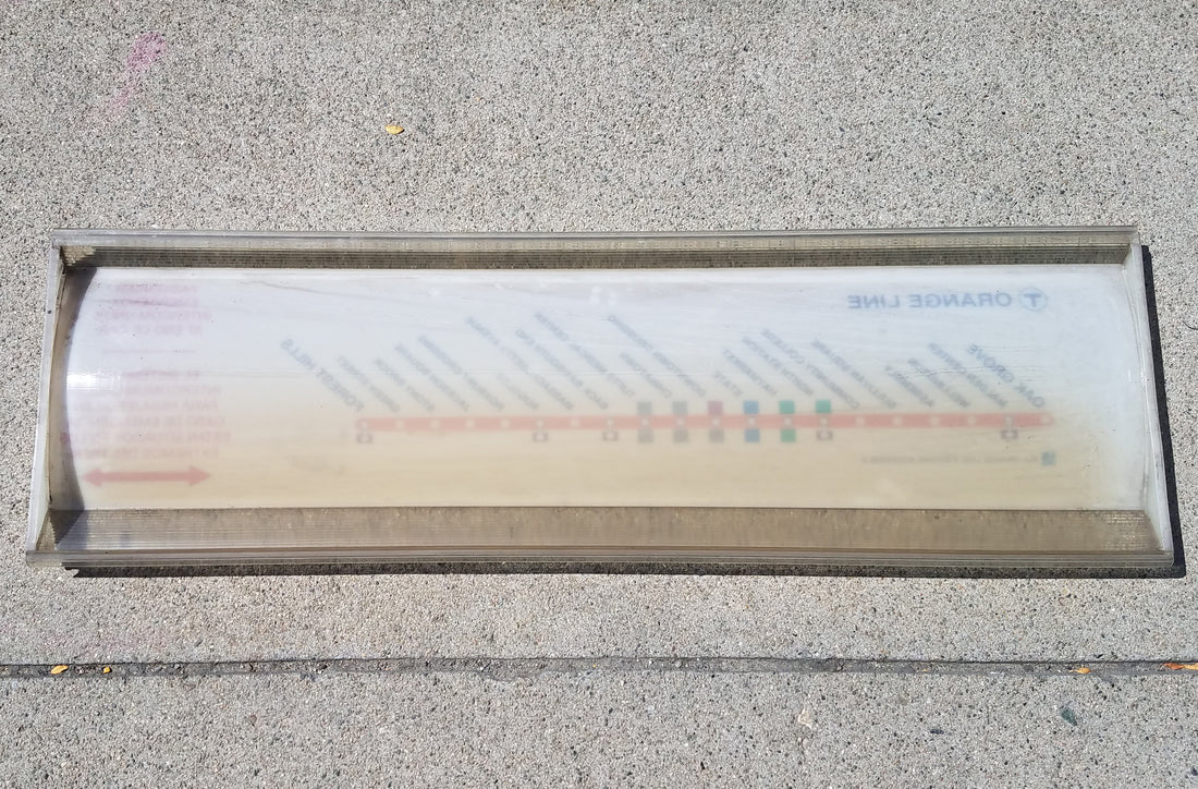 Orange Line Subway Car Map (Lighting Cover/Lens) – MBTAgifts