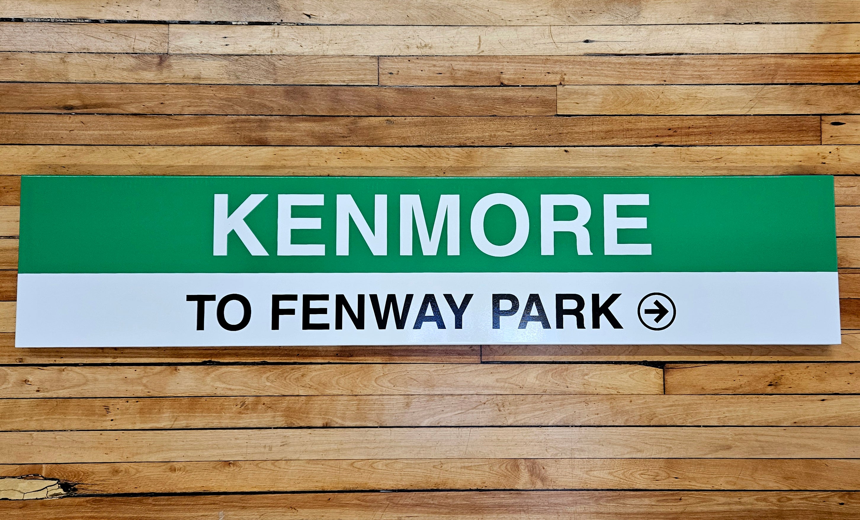 Boston MBTA Reproduction Green Line Metal Station Signs (58") – MBTAgifts