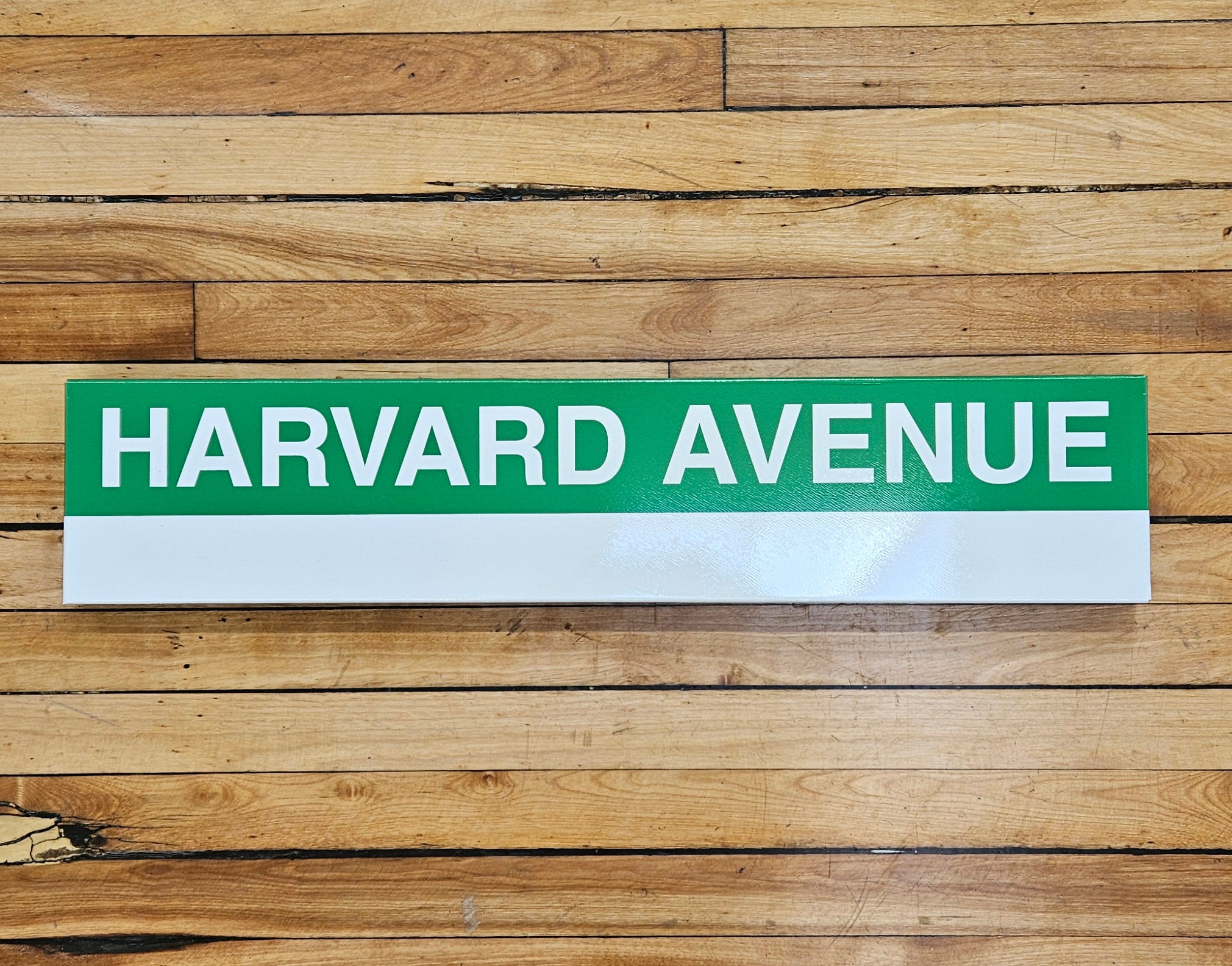 Boston MBTA Reproduction Green Line Metal Station Signs (29") – MBTAgifts