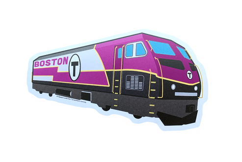 MBTA Commuter Rail Locomotive Sticker – MBTAgifts