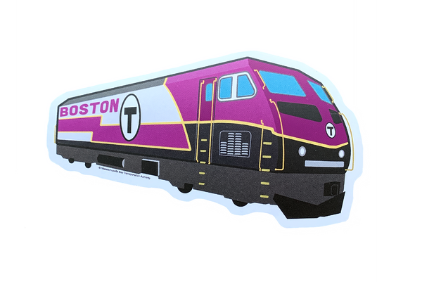 MBTA Commuter Rail Locomotive Sticker – MBTAgifts