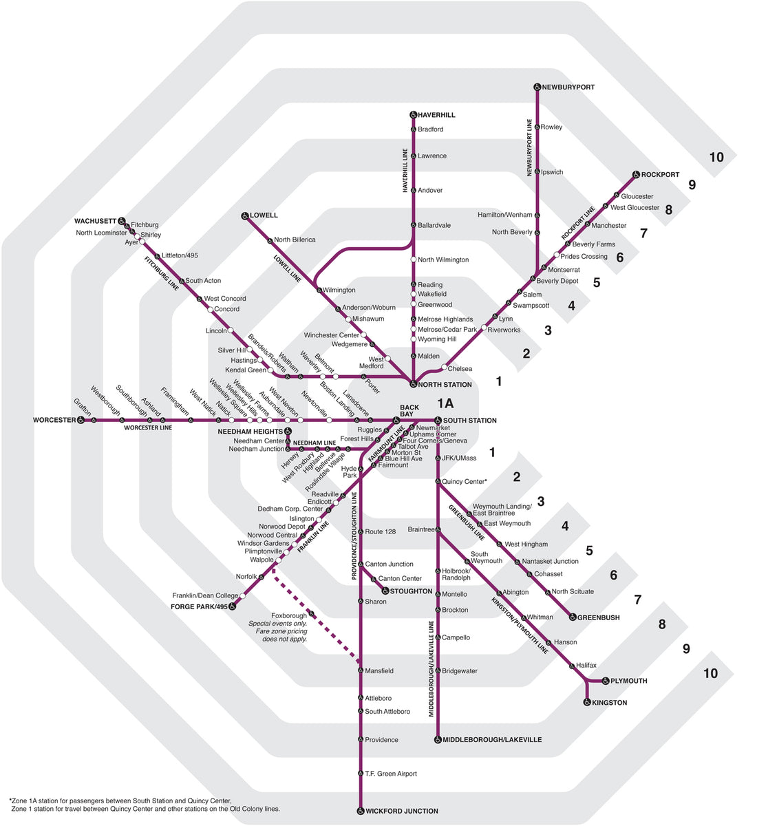 2019 MBTA Commuter Rail Zone Map – MBTAgifts