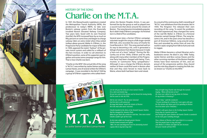History of Charlie on the MTA – MBTAgifts