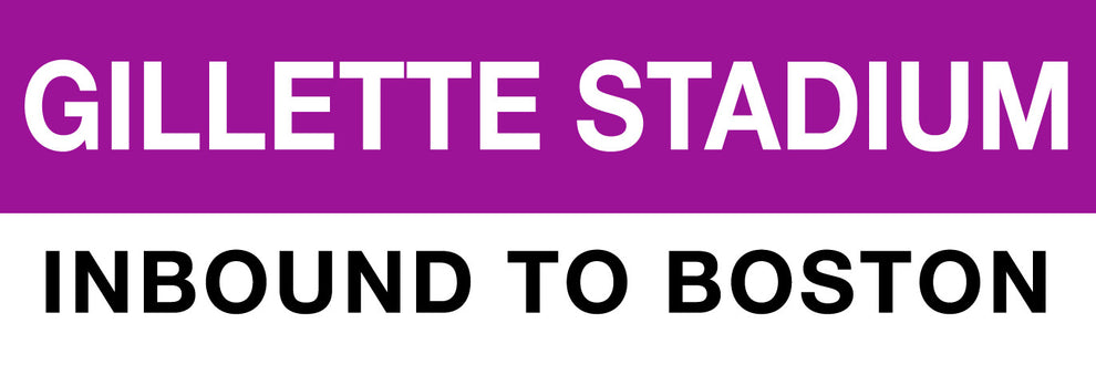 MBTA Commuter Rail Gillette Stadium Station Magnet – MBTAgifts
