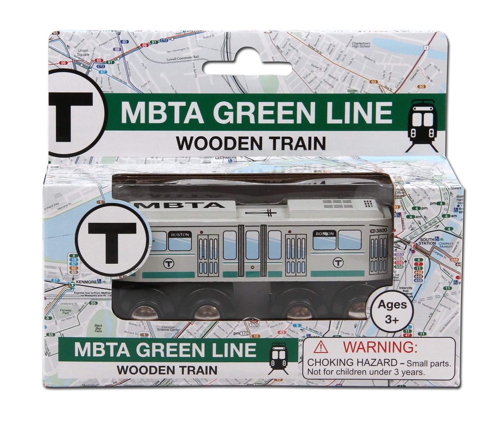 MBTA Green Line Wooden Toy Train – MBTAgifts