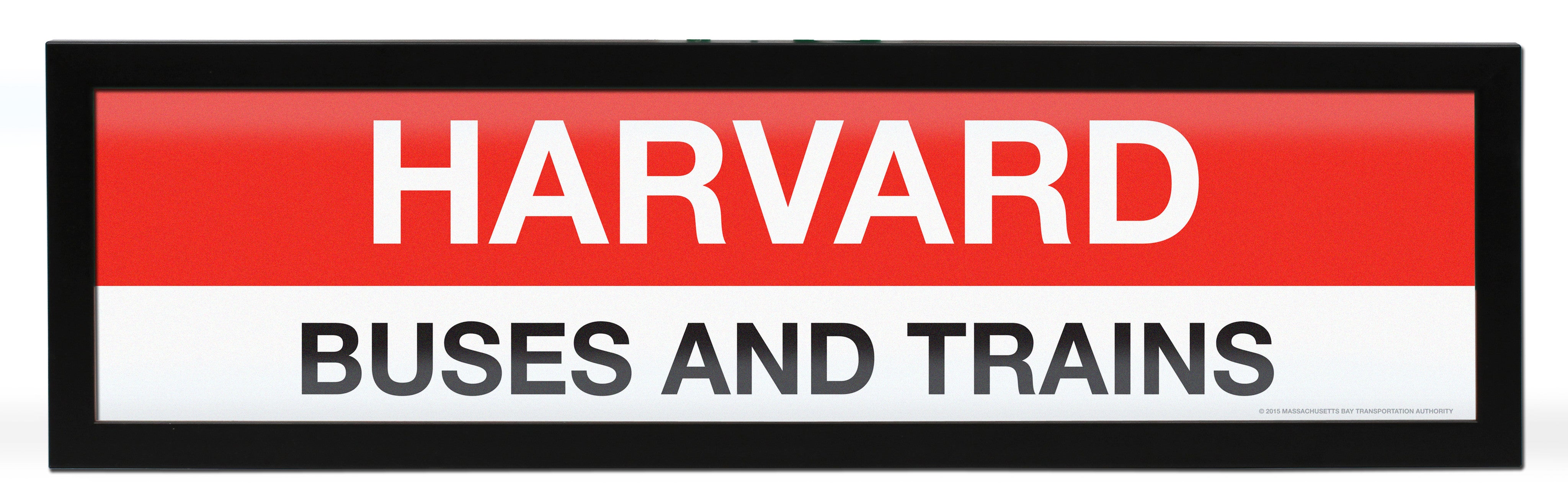 Framed MBTA RED LINE Station Signs – MBTAgifts