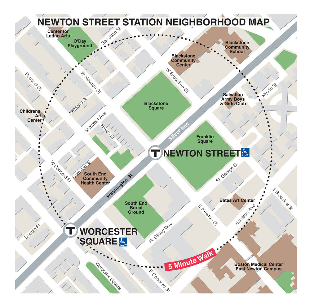 Neighborhood Print Temporary Card