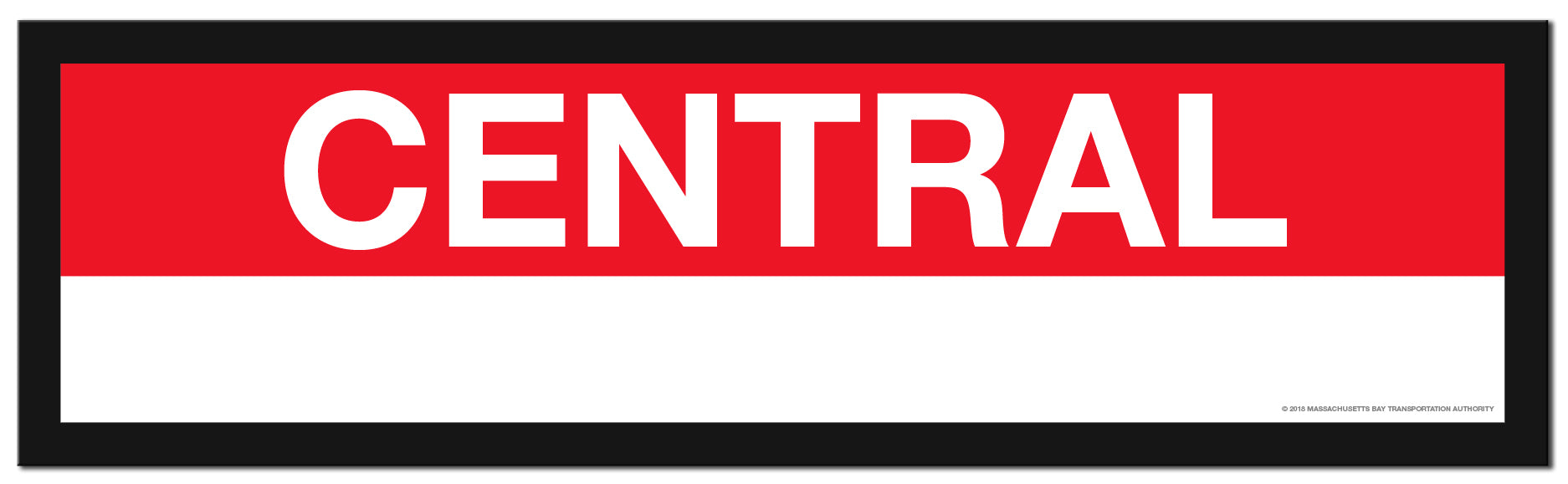 Framed MBTA RED LINE Station Signs – MBTAgifts