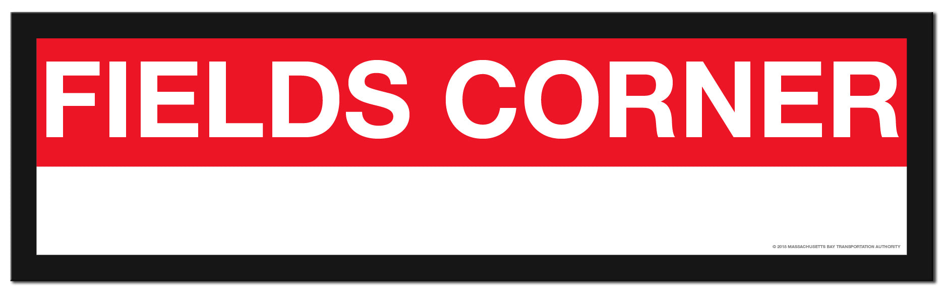 Framed MBTA RED LINE Station Signs – MBTAgifts