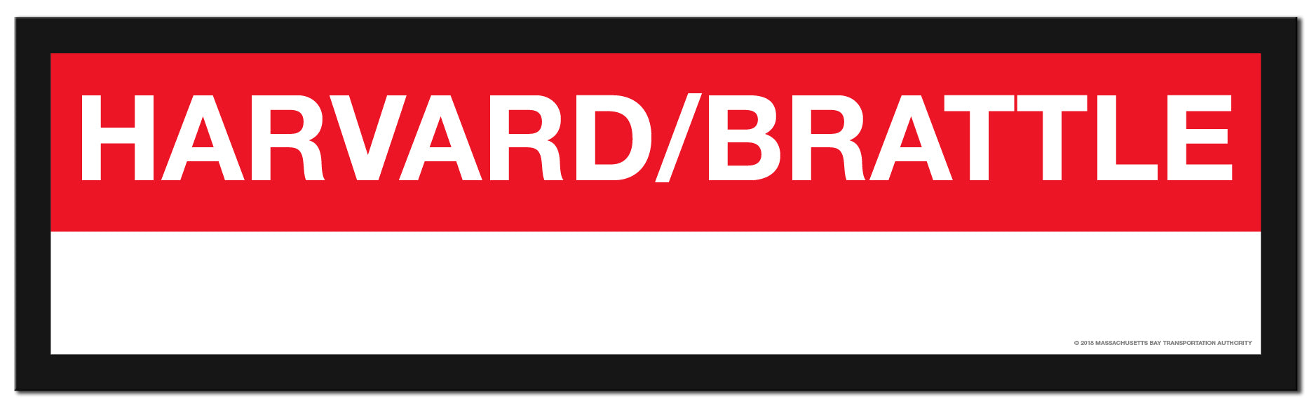 Framed MBTA RED LINE Station Signs – MBTAgifts