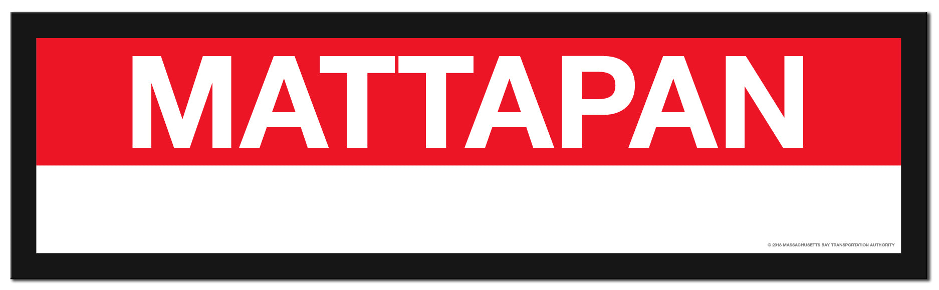 Framed MBTA RED LINE Station Signs – MBTAgifts