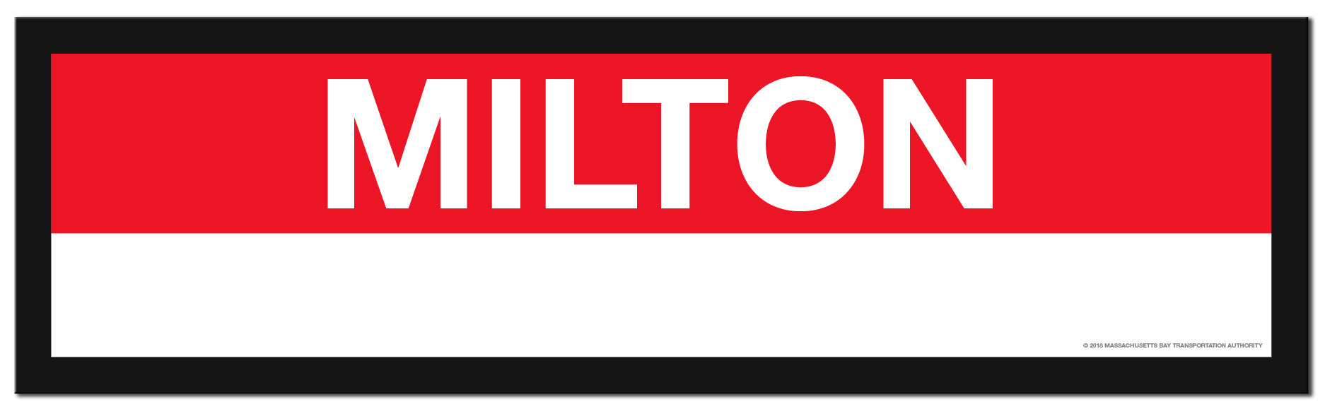 Framed MBTA RED LINE Station Signs – MBTAgifts