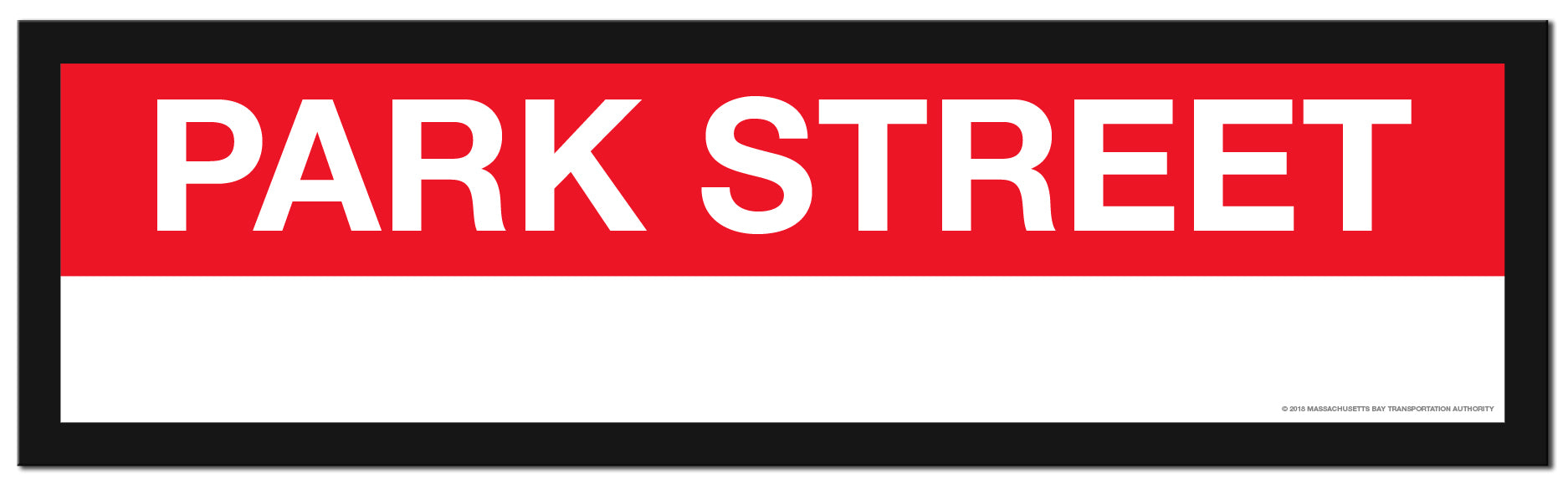 Framed MBTA RED LINE Station Signs – MBTAgifts