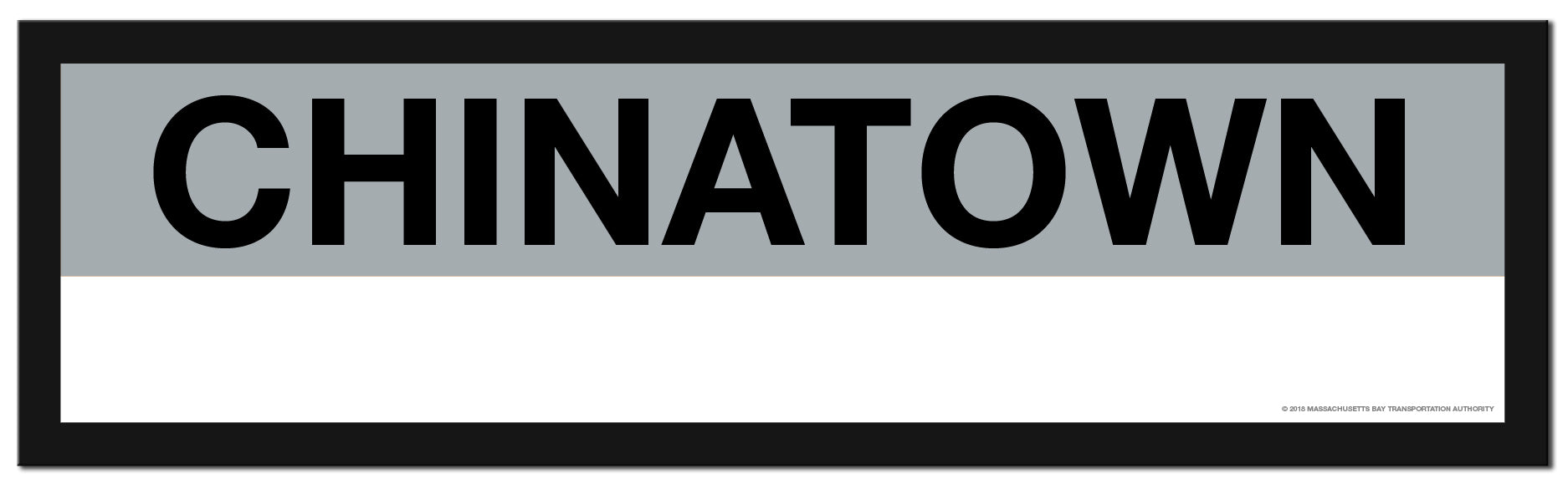 Framed MBTA SILVER LINE Station Signs – MBTAgifts