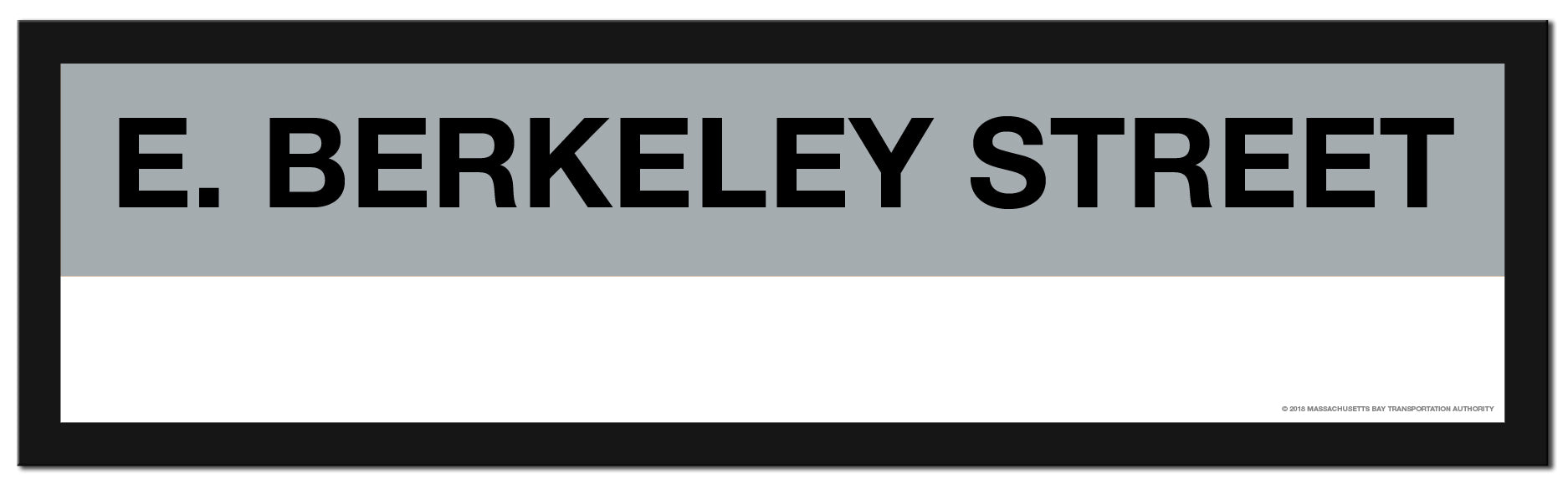 Framed MBTA SILVER LINE Station Signs – MBTAgifts