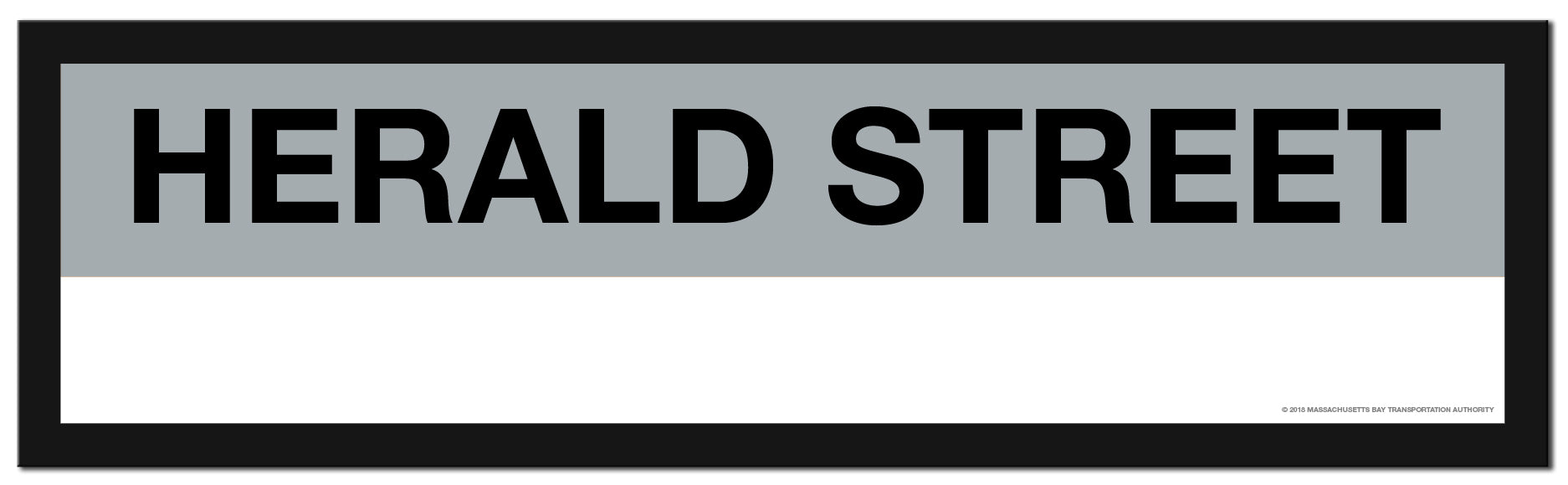 Framed MBTA SILVER LINE Station Signs – MBTAgifts