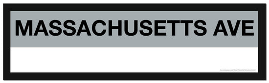 Framed MBTA SILVER LINE Station Signs – MBTAgifts