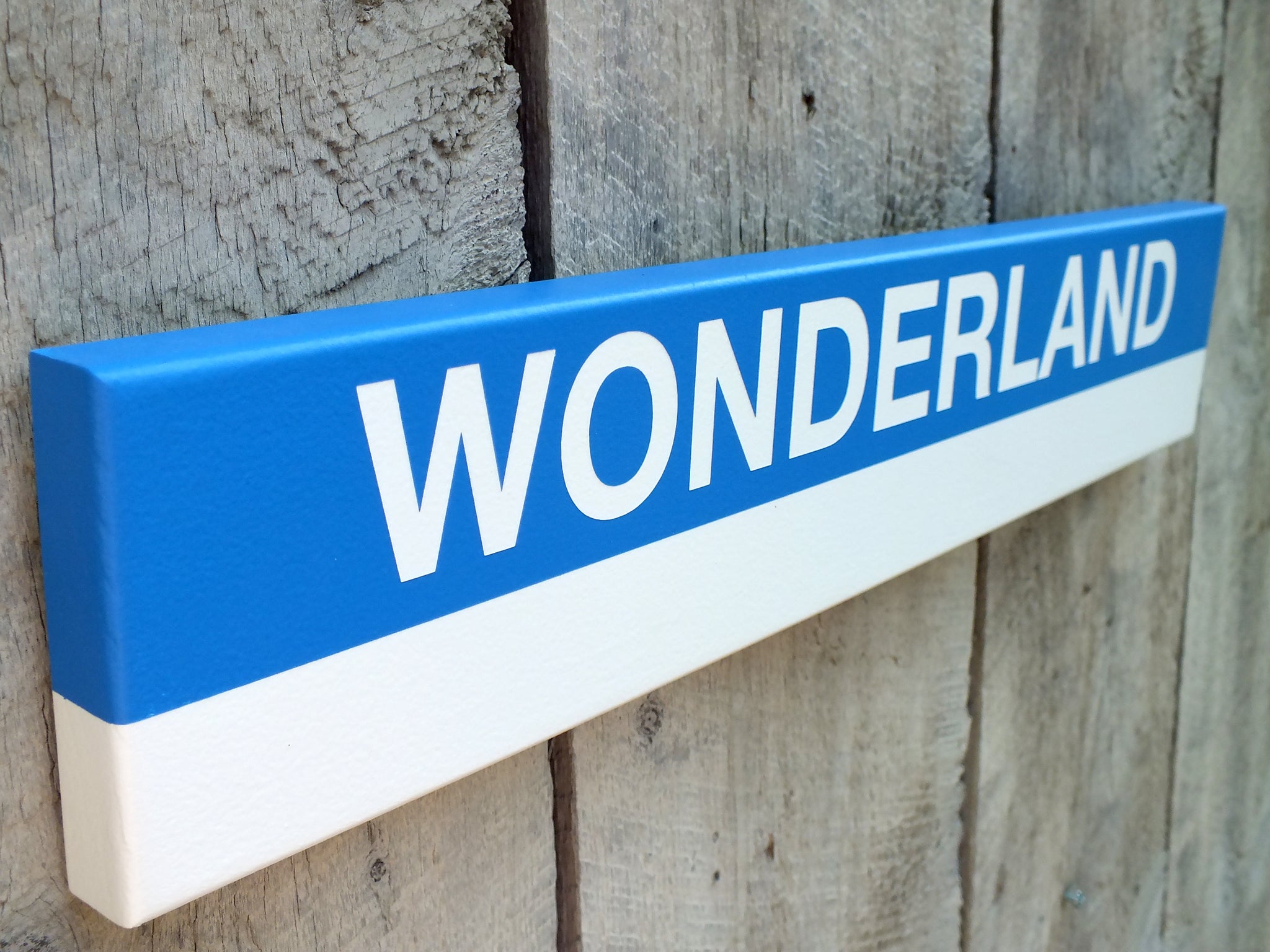 MBTA Blue Line Wood Station Signs (22") – MBTAgifts