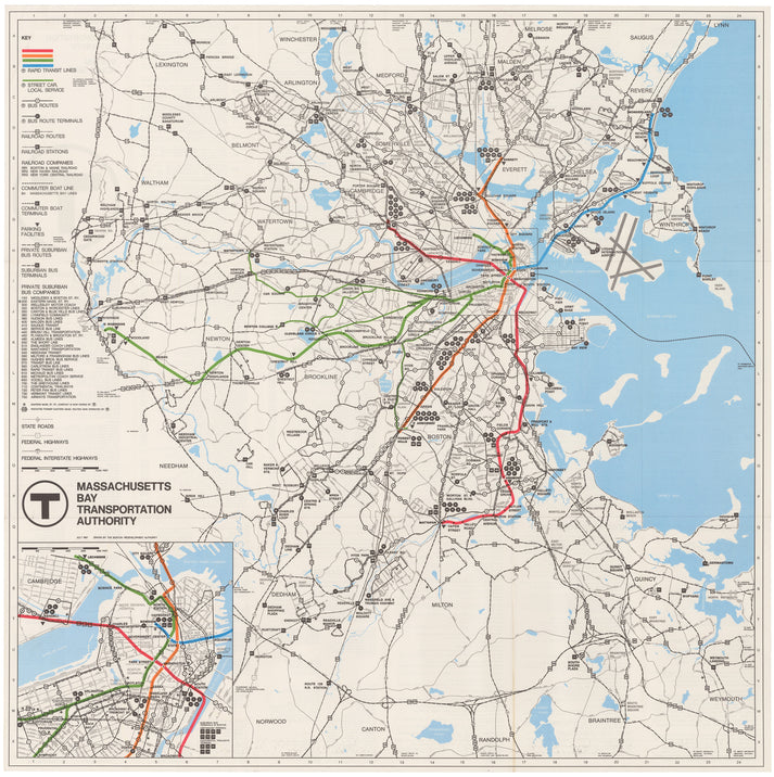 1967 MBTA System Map – MBTAgifts